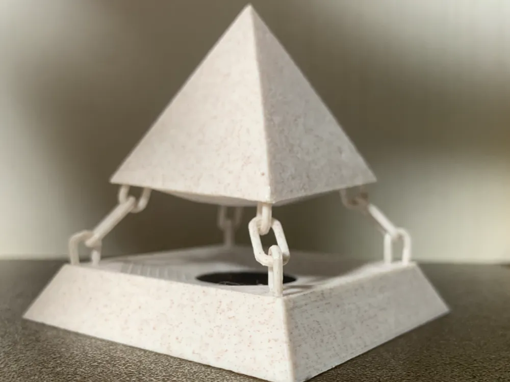 Mini Floating Pyramid (Magnet) - Free 3D Print Model - MakerWorld