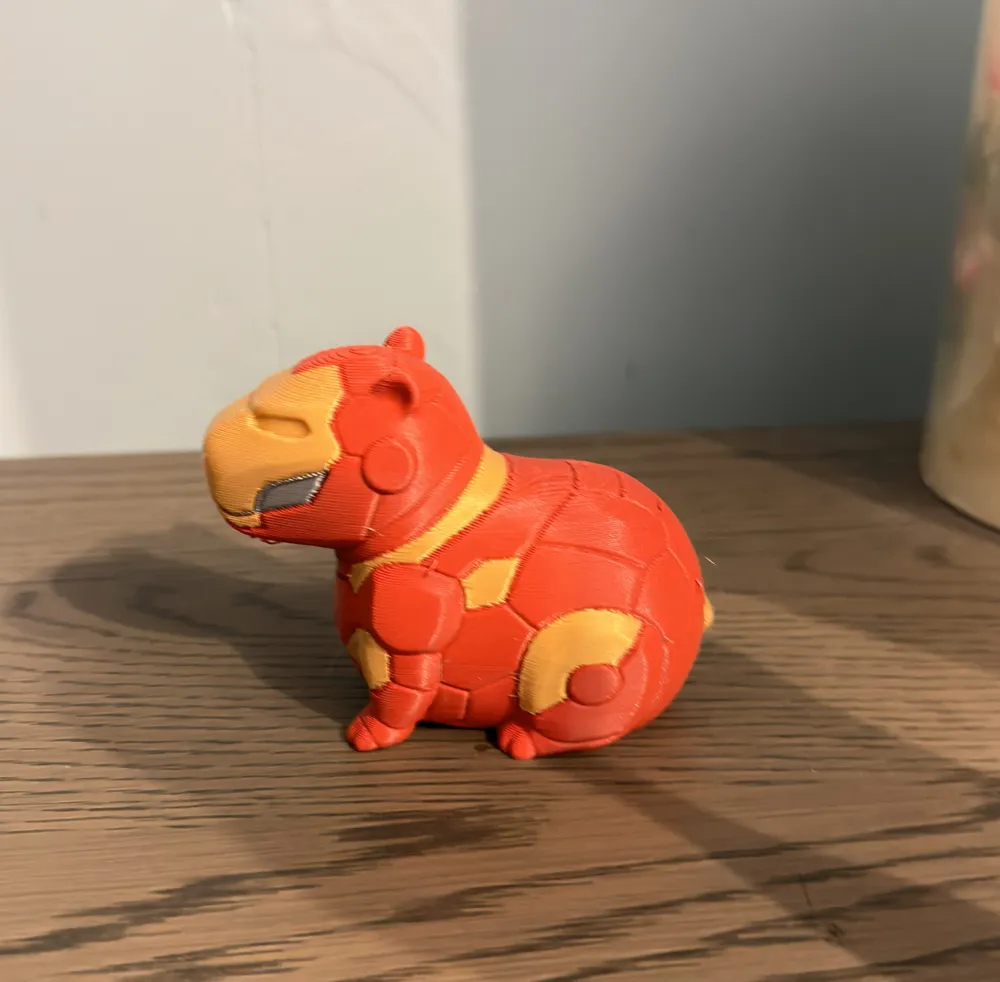 Iron man Inspired Capybara - Free 3D Print Model - MakerWorld