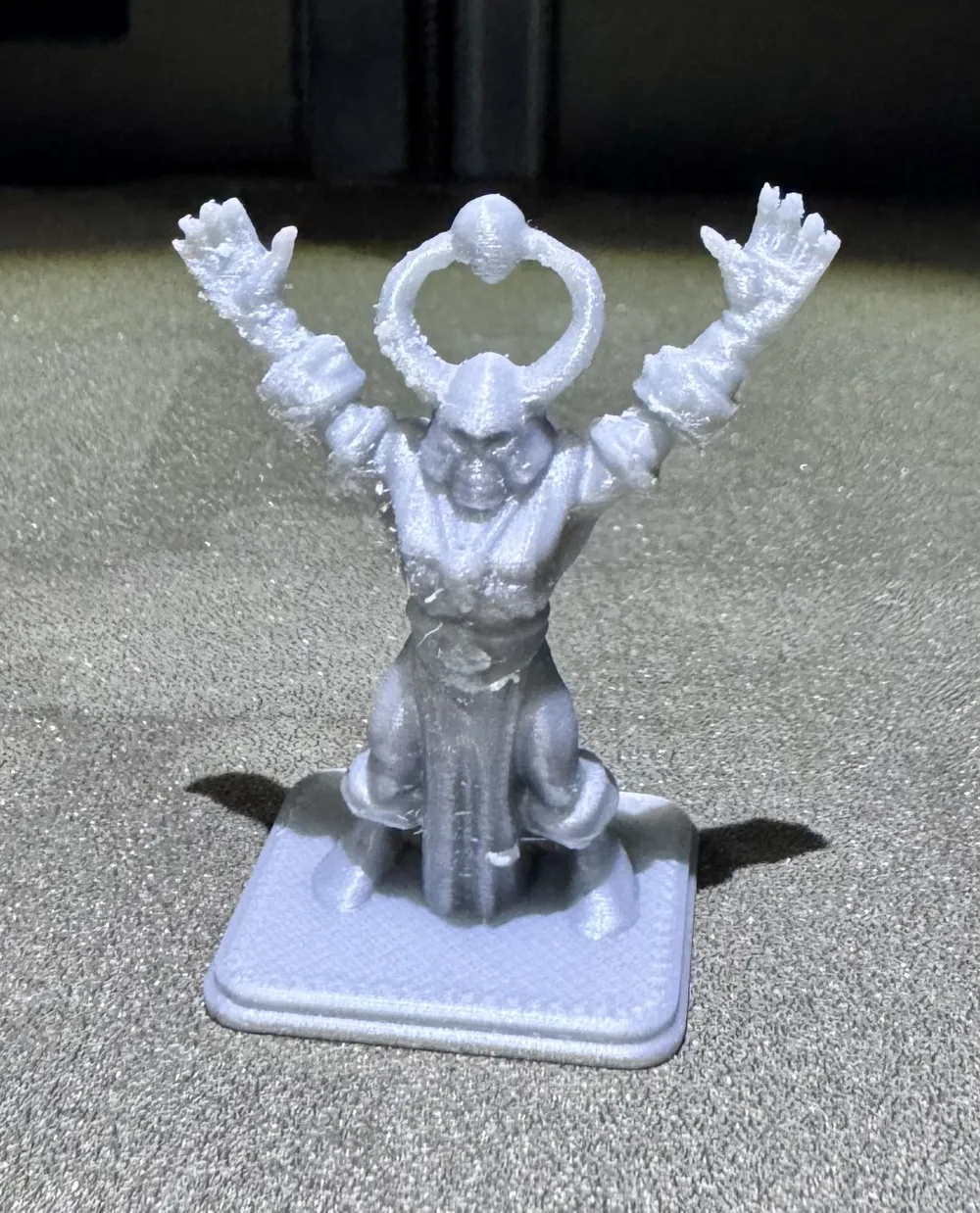 Heroquest Miniature Chaos Mage - Free 3D Print Model - MakerWorld
