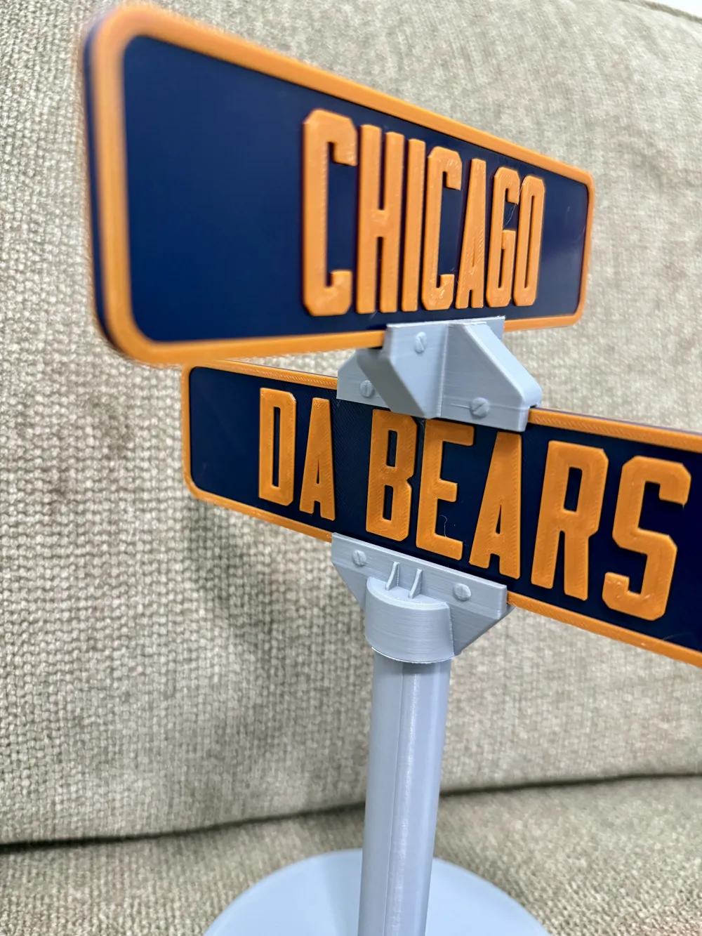 Chicago Bears "Da Bears" street sign Remixed by CTK 3D Printing ...