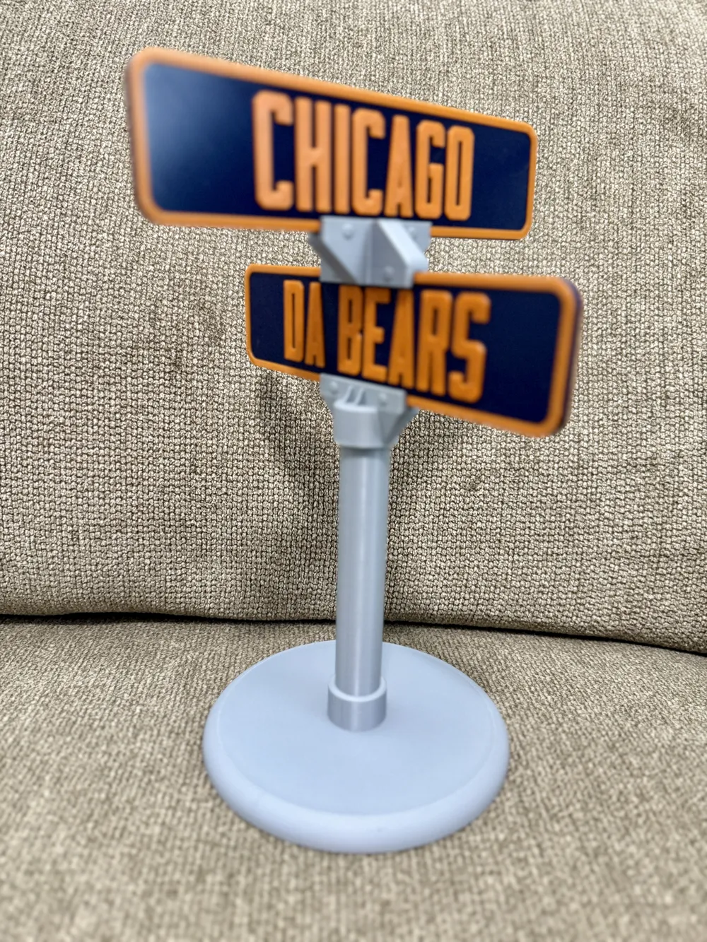 Chicago Bears "Da Bears" street sign Remixed by CTK 3D Printing ...