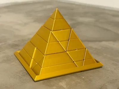 Great Pyramid Puzzle by walt adler - MakerWorld