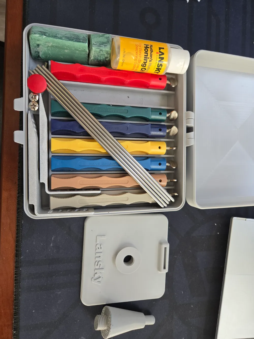 Lansky Knife Sharpener Base & Case for Extra Hones Remixed by ...