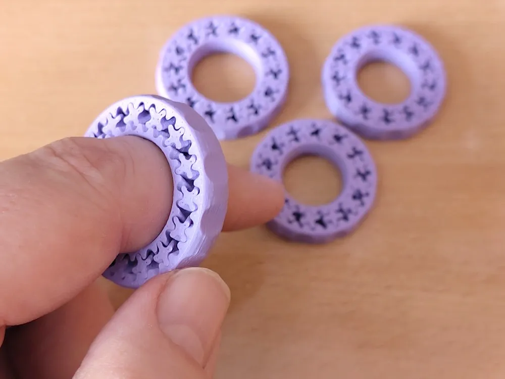 fidget gear ring by DrJones MakerWorld: Download Free 3D Models