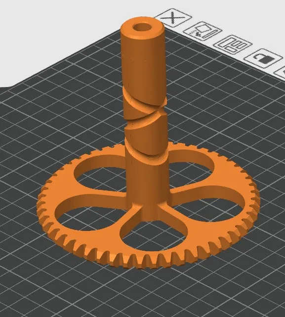 Pasta Lite Leadscrew for 43mm Subspool (2/3 Spool) - Free 3D Print ...