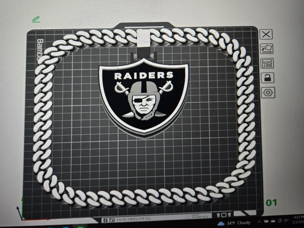 raiders chain by WaldenWP MakerWorld: Download Free 3D Models