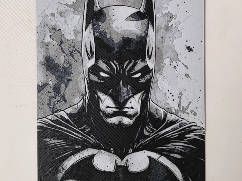 Batman Hueforge - Free 3D Print Model - MakerWorld