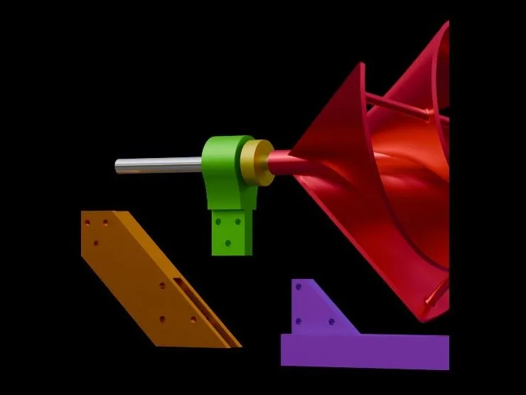 Helical/Archimedes Adaptable Wind Turbine mk9 by Rumbling Werewolf ...