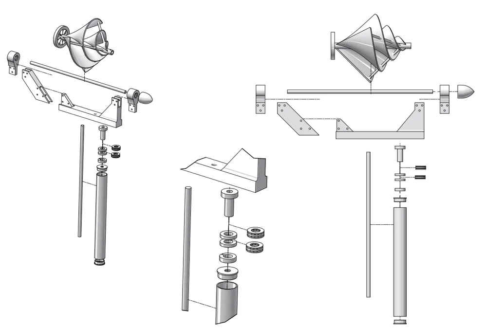 Helical/Archimedes Adaptable Wind Turbine mk9 by Rumbling Werewolf ...