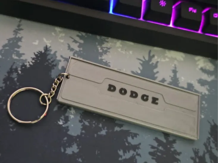 Vintage Dodge Tailgate Keychain by StreetDrive MakerWorld: Download ...