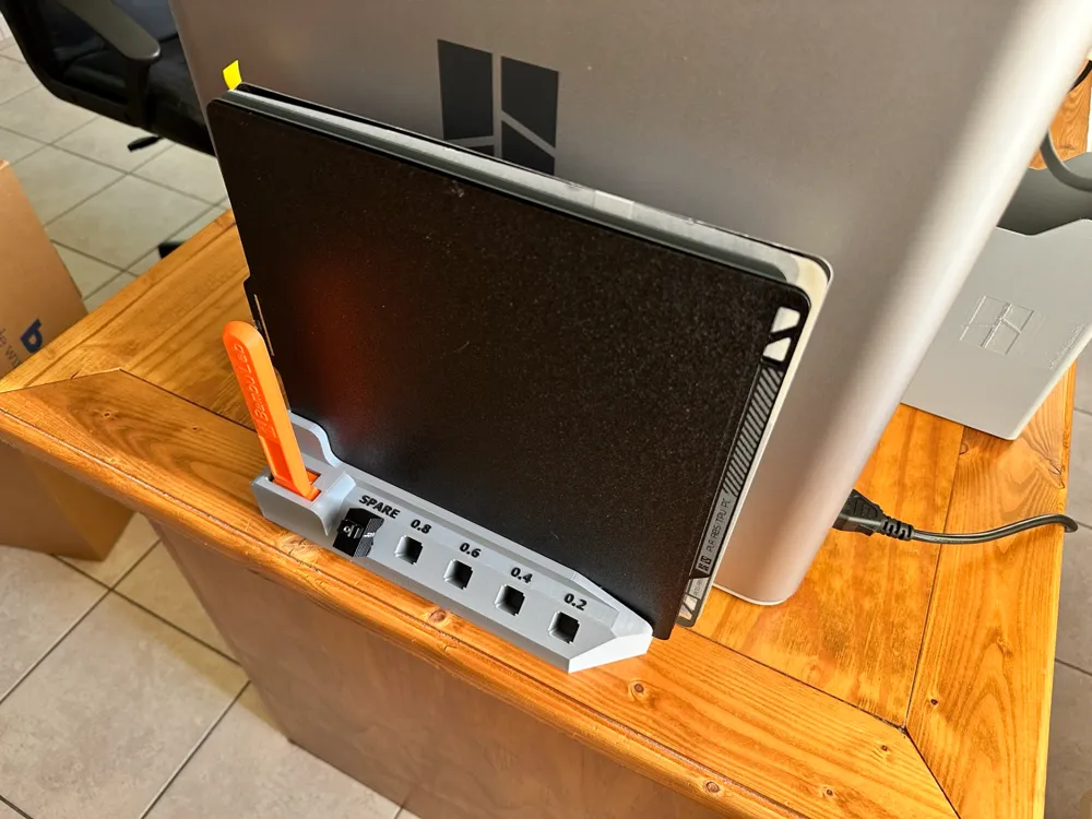 Steel sheet and nozzle stand with scraper holder Remixed by glen ...