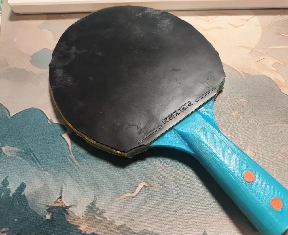 Disassembled table tennis racket (requires super glue) playable on A1 ...