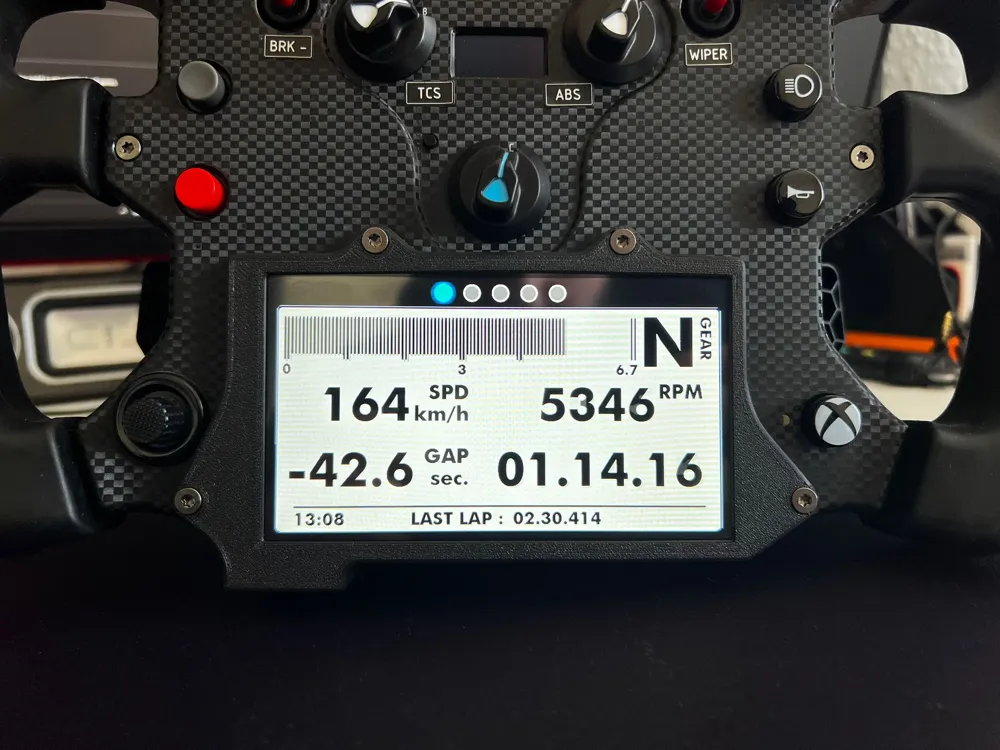 Fanatec McLaren GT3 Wheel VoCore Screen 4" and 5" by Grilli MakerWorld ...