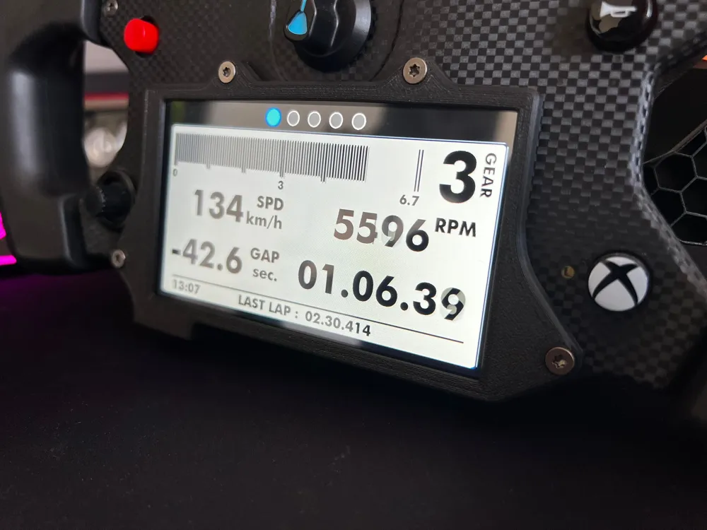 Fanatec McLaren GT3 Wheel VoCore Screen 4" and 5" by Grilli MakerWorld ...