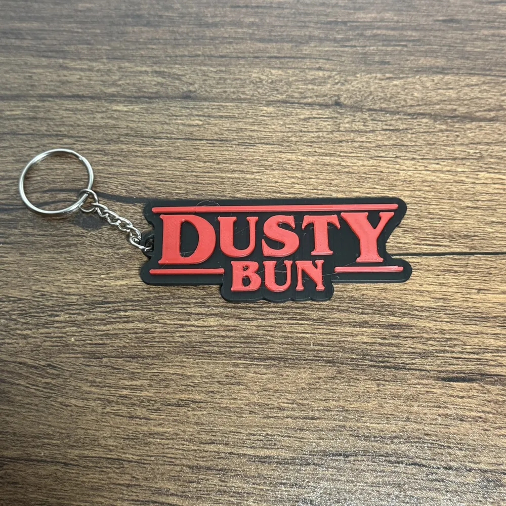 Dusty Bun Stranger Things Schlüsselanhänger – Kostenloses 3D ...
