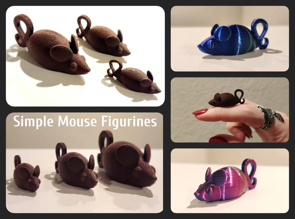 Low Poly Miniature Animal Figurines (3 Sizes Each) by OminousFyxen3D ...