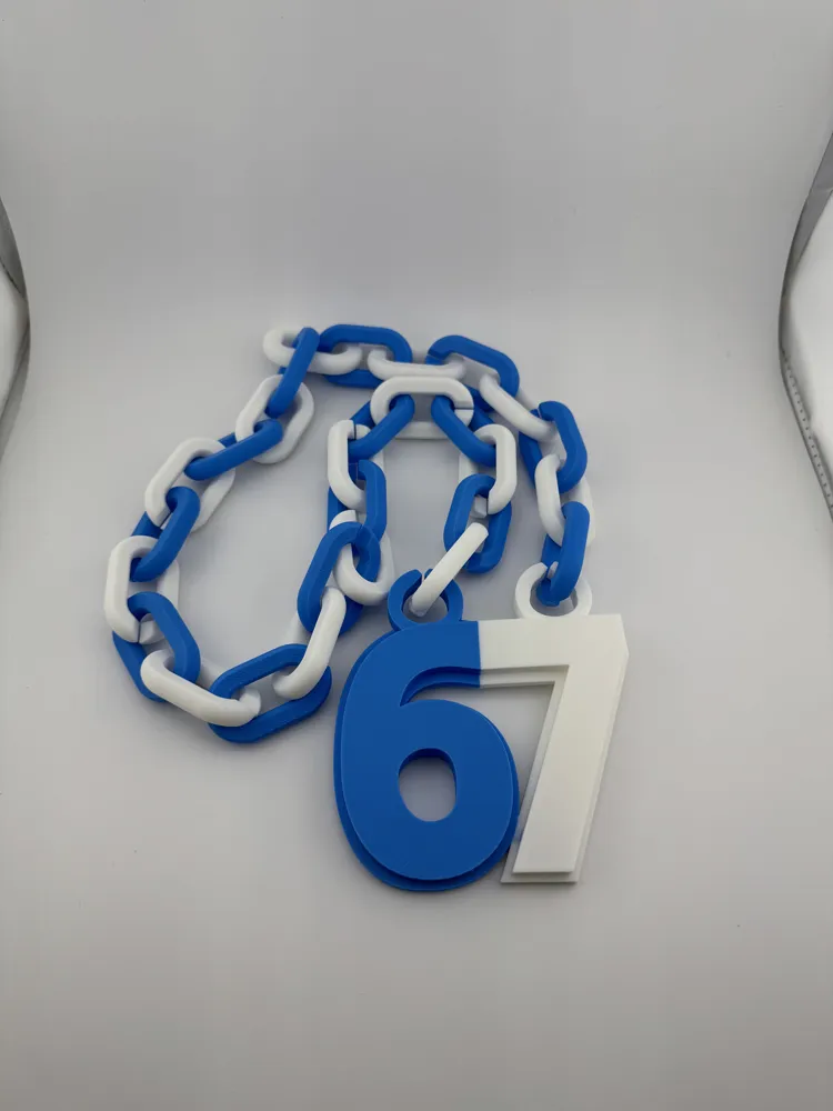 6 7 hype chain style #2 - Free 3D Print Model - MakerWorld