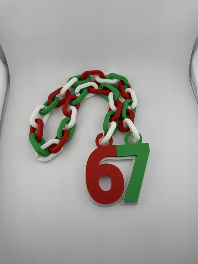 6 7 hype chain style #2 - Free 3D Print Model - MakerWorld