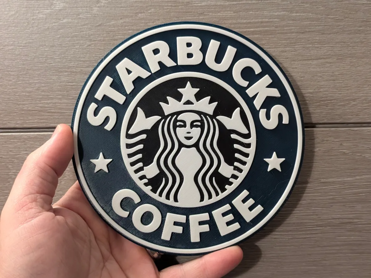 Starbucks Coffee logo hanging sign plaque - Free 3D Print Model ...