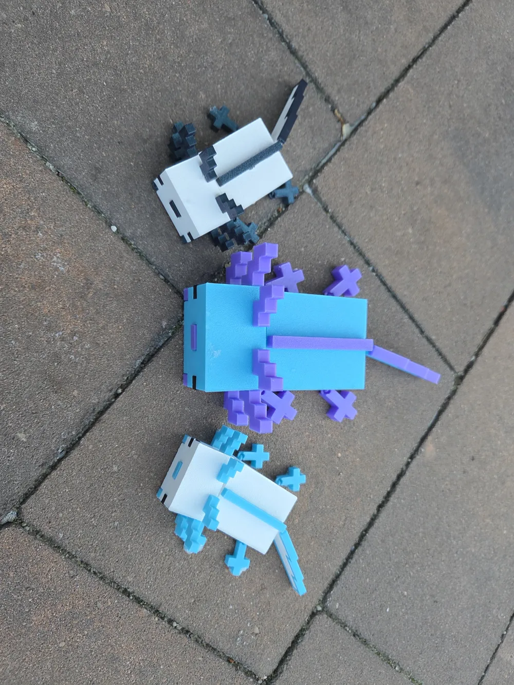 Minecraft axolotl articulated - Free 3D Print Model - MakerWorld