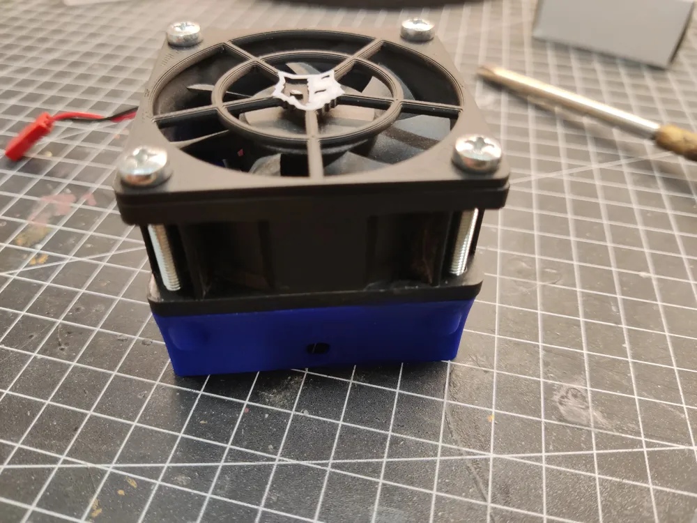 Teknomotor CNC Spindle Fan Holder by Wolftree - MakerWorld