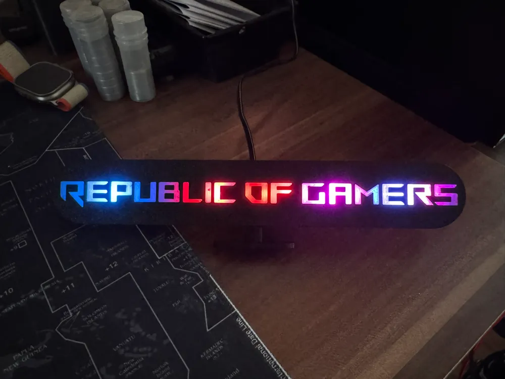 Asus ROG PC Gaming Light by Michal MakerWorld: Download Free 3D Models