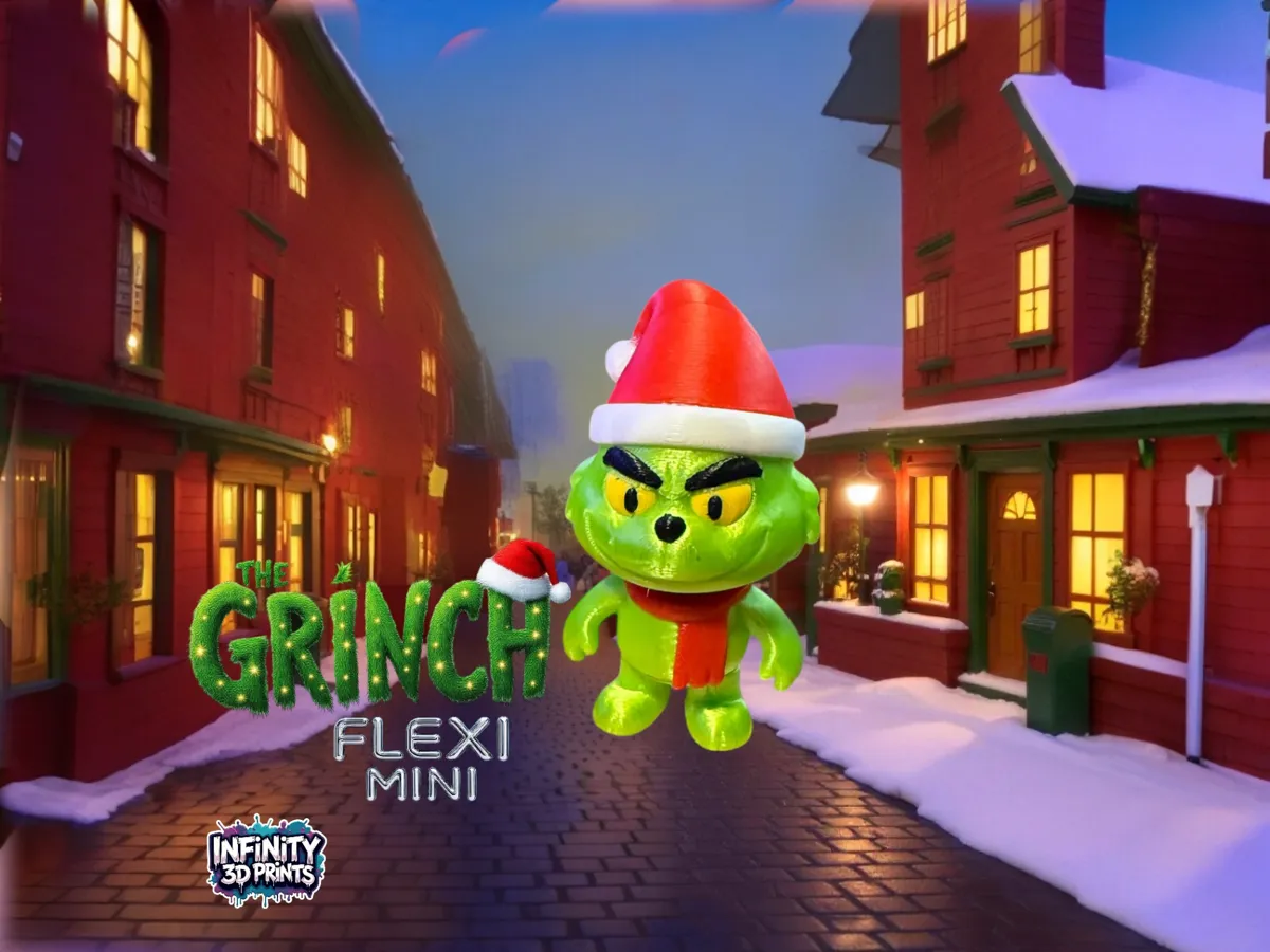 THE GRINCH - FLEXI MINI - Free 3D Print Model - MakerWorld