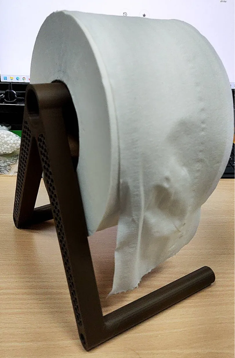 Large toilet paper roll holder Remixed by clslee.tw - MakerWorld