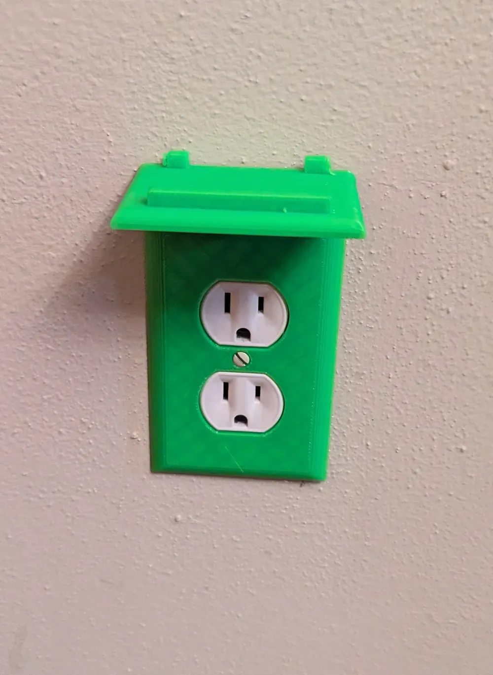 Mobile Phone Charging Outlet Shelf (1 or 2 Gang) - Free 3D Print Model ...