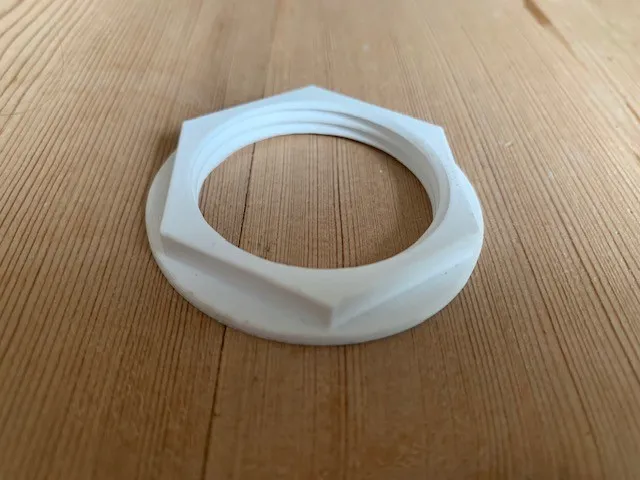 E27 Fixture nut M40x2,5 - Free 3D Print Model - MakerWorld