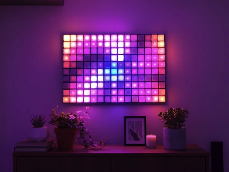 LED Wandpanel Matrix WLED Soundreaktiv Modular - Free 3D Print Model ...