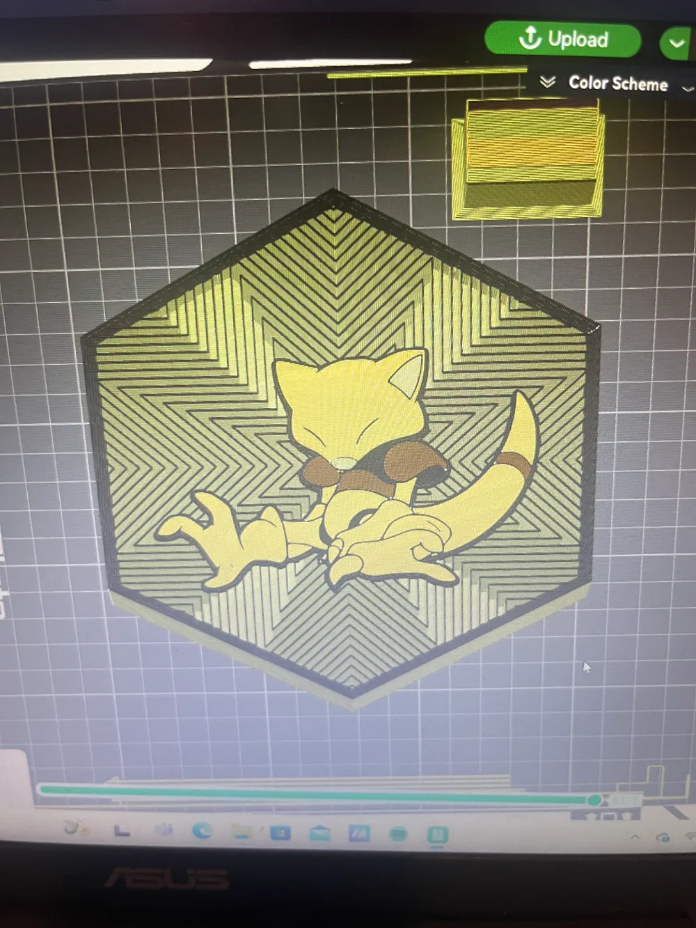 63 Abra Hex Art by Laced Up Prints - MakerWorld
