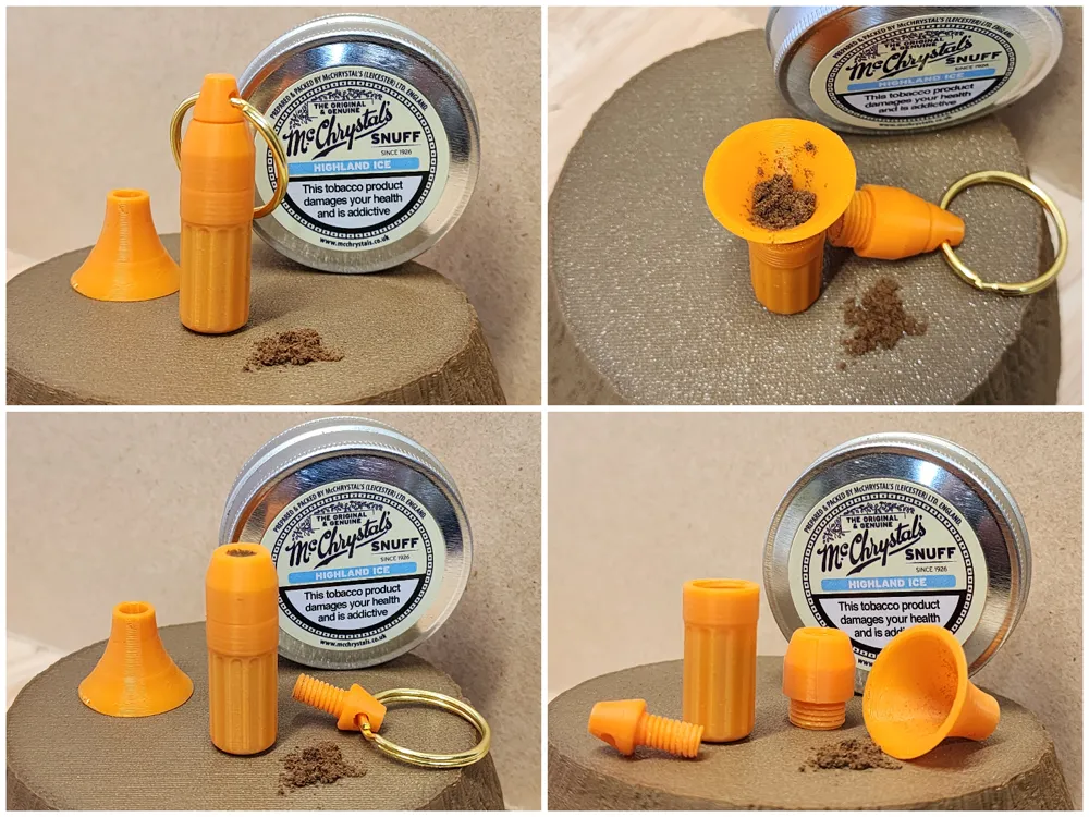 Nasal Snuff Sniffing Bullet (Dry Snuff Tobacco) by GabrielMaker ...