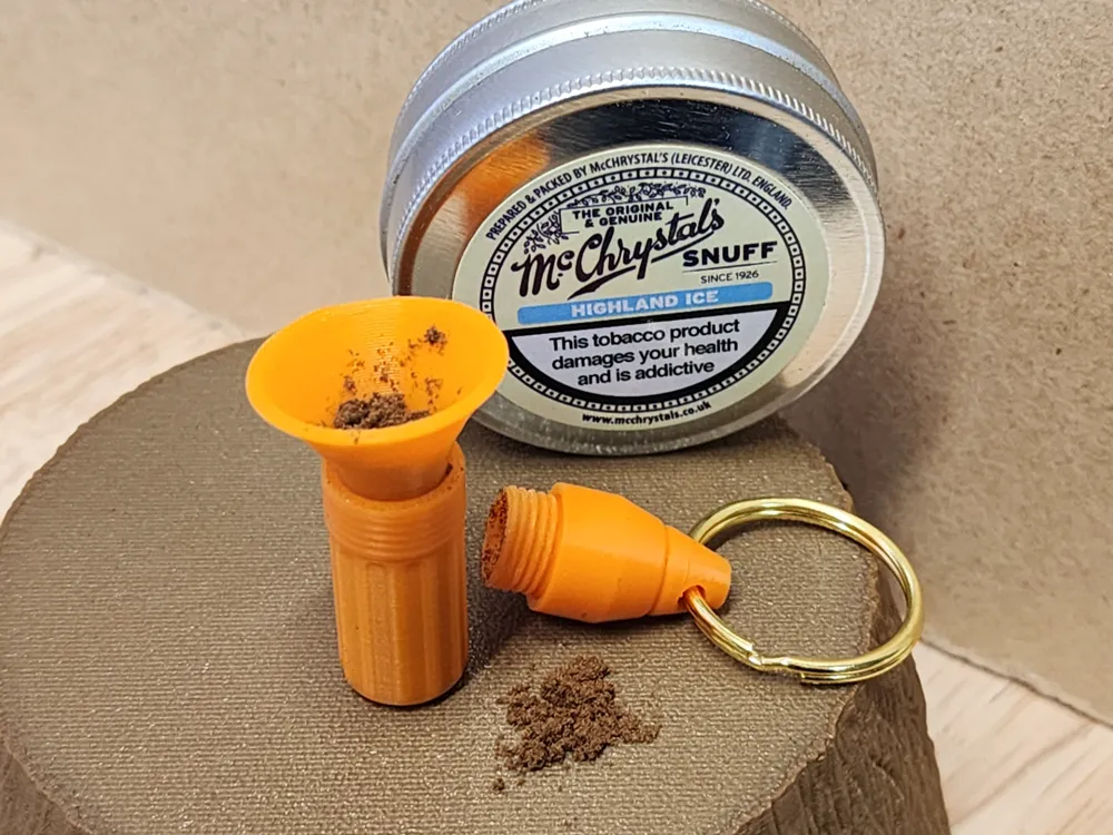 Nasal Snuff Sniffing Bullet (Dry Snuff Tobacco) by GabrielMaker ...