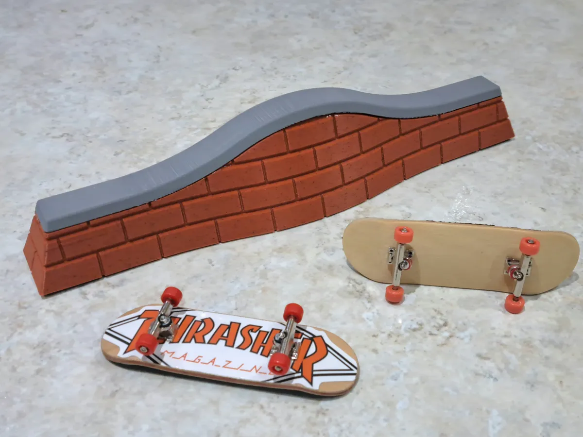 Fingerboard Rail de Glisse Bosse de Chameau - Modèle d'Impression 3D ...