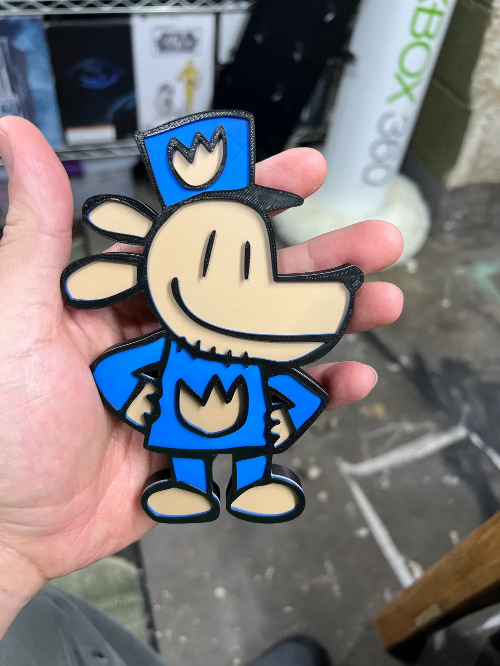 Dogman Fridge Magnet 200% Size AMS Three Color Model No Pauses Remixed ...