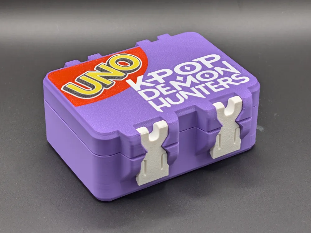 UNO K-PoP Dämonenjäger Kartenbox - SnapLock – Kostenloses 3D ...