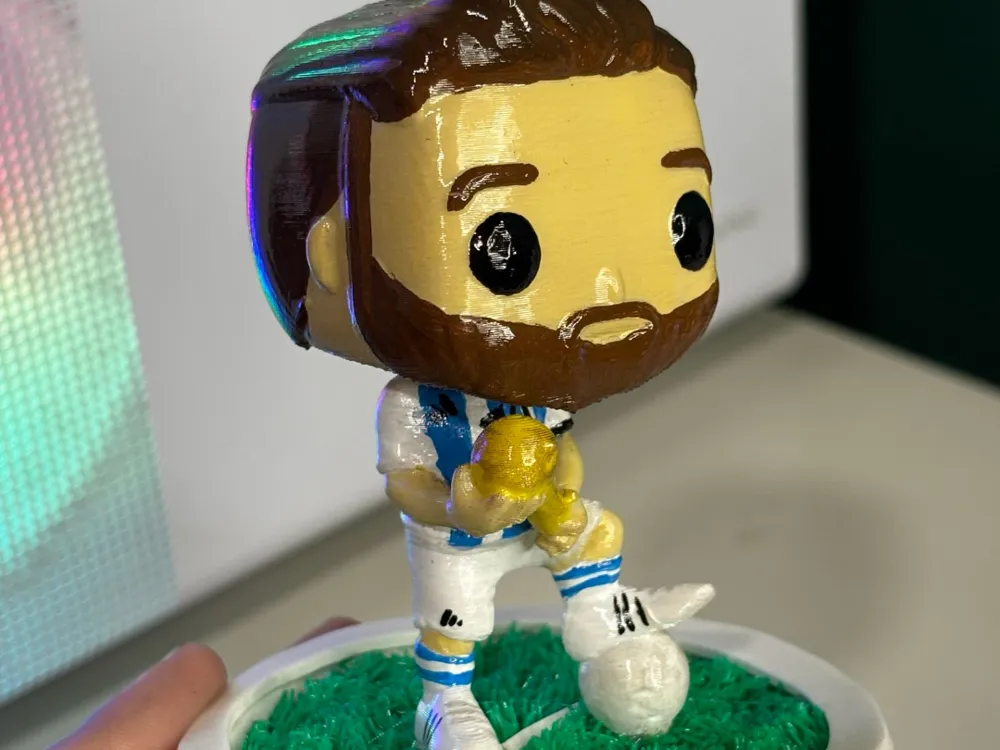 Funko Messi by TMA3D MakerWorld: Download Free 3D Models