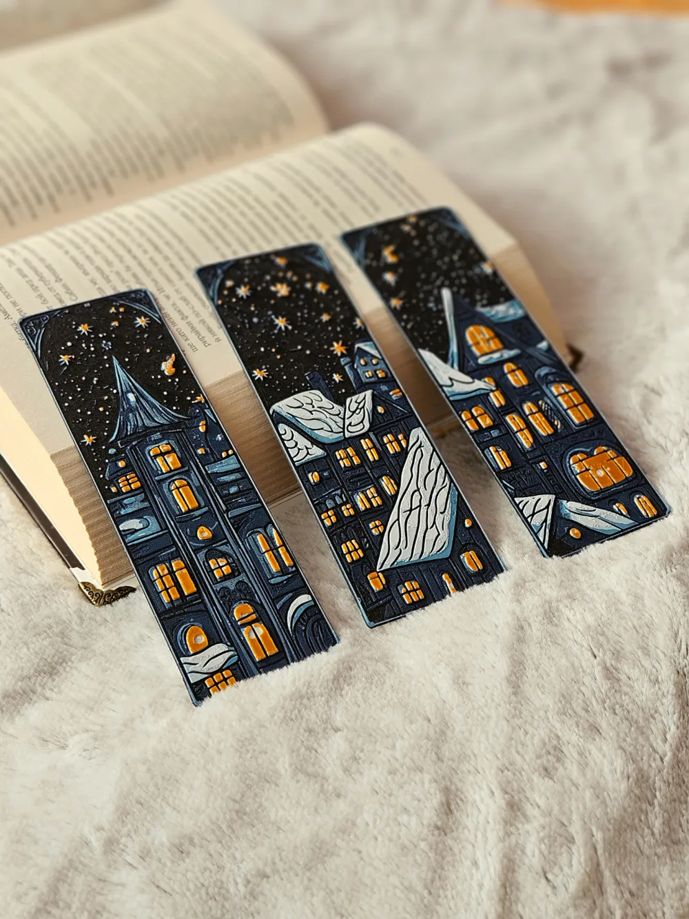 Winter Glow - Cozy Christmas Bookmarks Set by C3D MakerWorld: Download ...