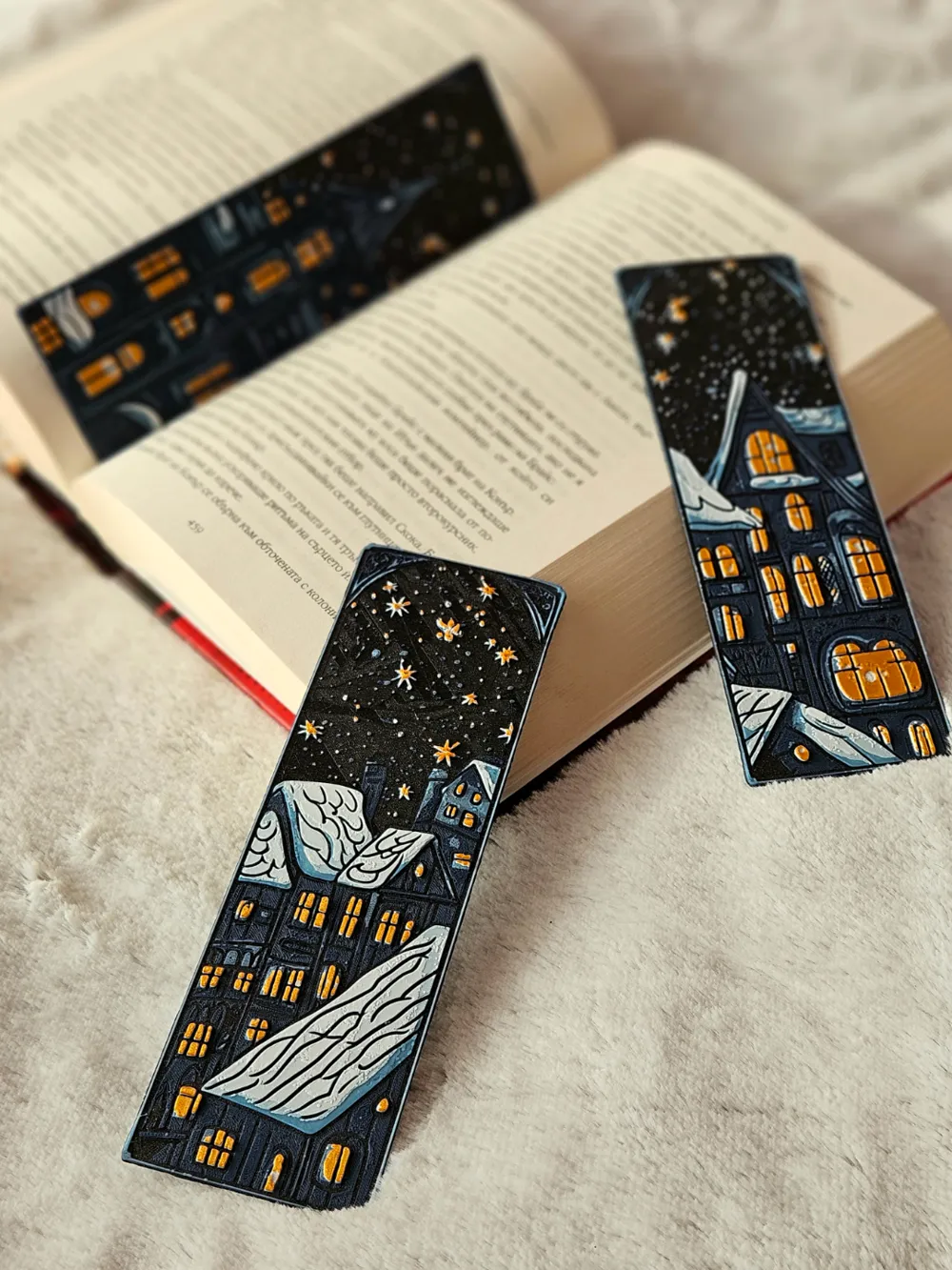 Winter Glow - Cozy Christmas Bookmarks Set by C3D MakerWorld: Download ...