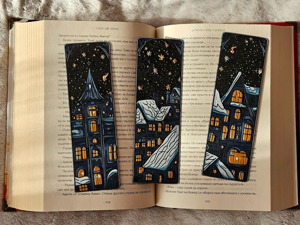 Winter Glow - Cozy Christmas Bookmarks Set by C3D MakerWorld: Download ...