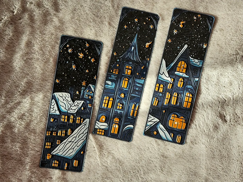 Winter Glow - Cozy Christmas Bookmarks Set by C3D MakerWorld: Download ...