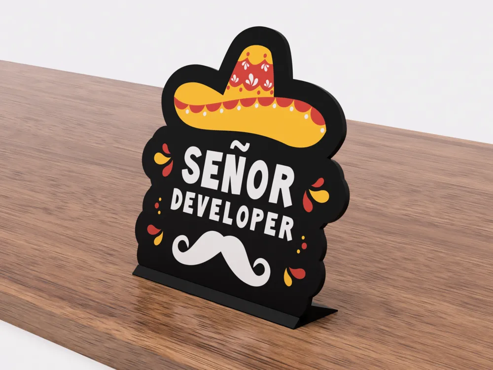 Señor Developer Desk frame by Valeria Momo - MakerWorld