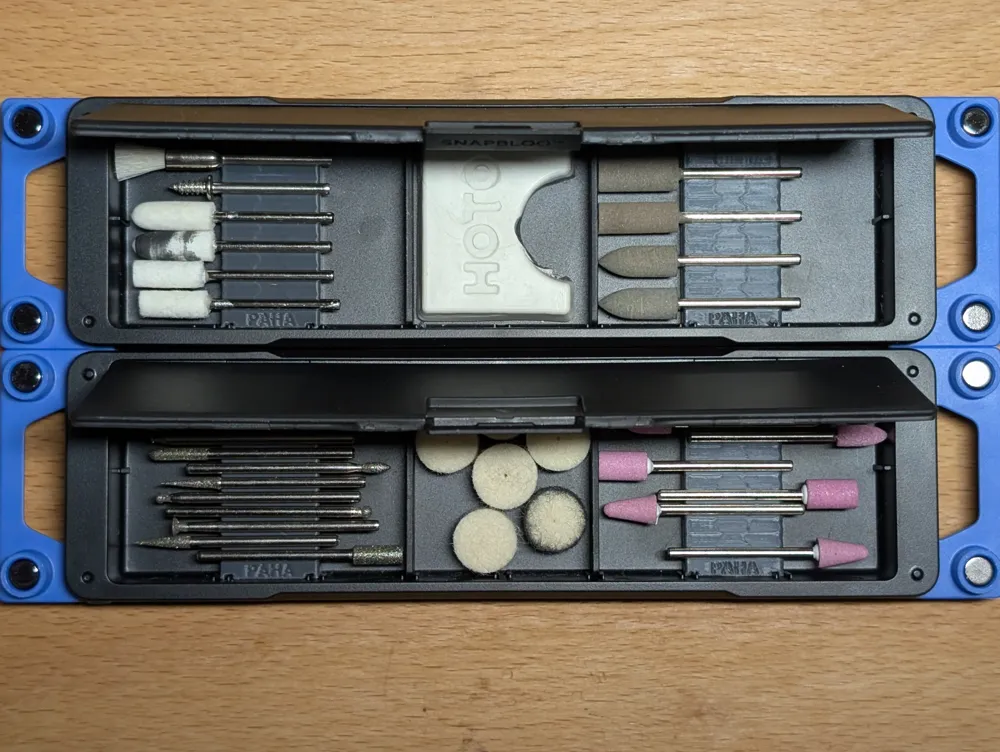 Hoto Snapbloq Rotary Tool Organizer - Free 3D Print Model - MakerWorld