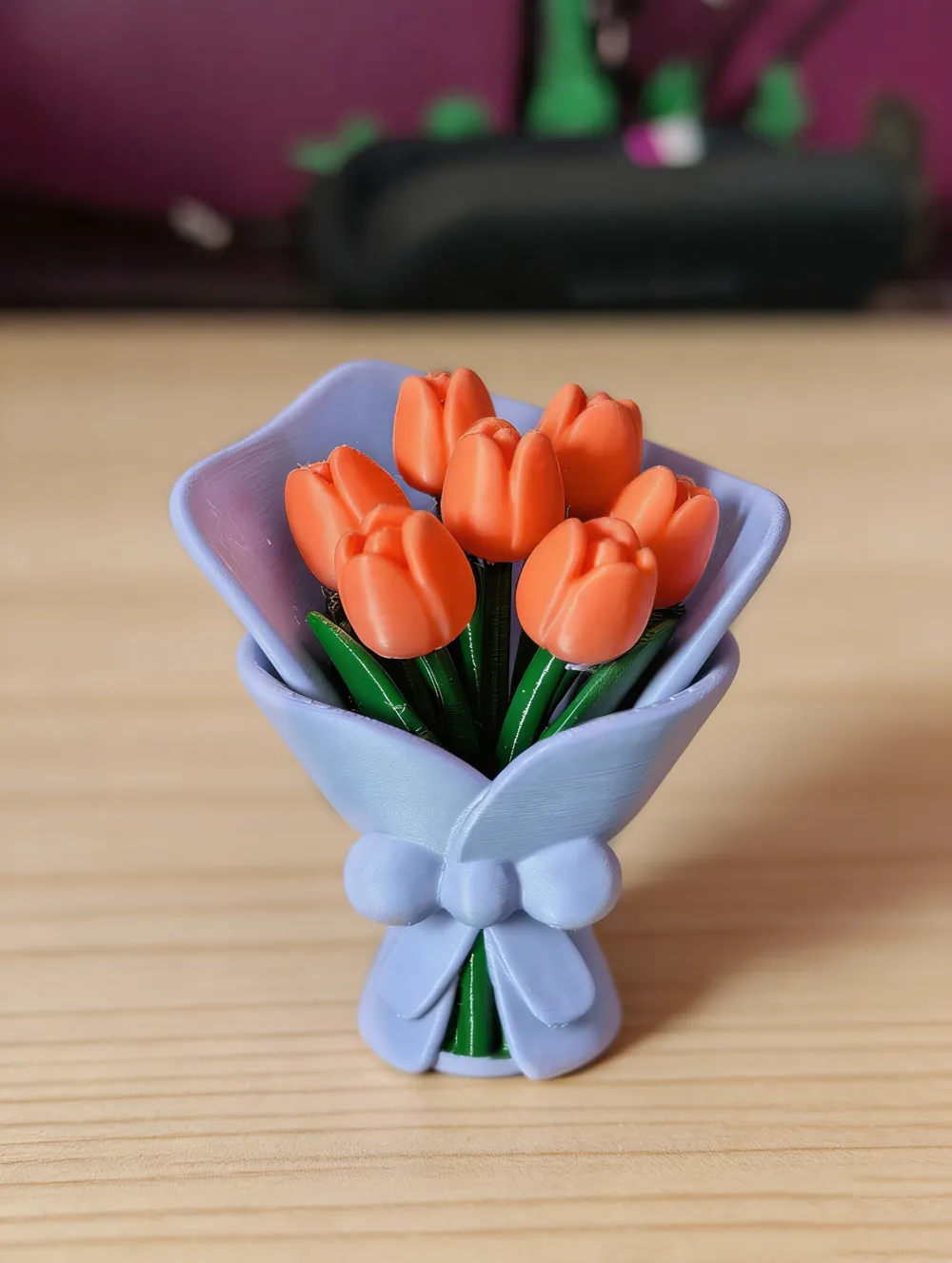 Tulip Bouquet - Free 3D Print Model - MakerWorld