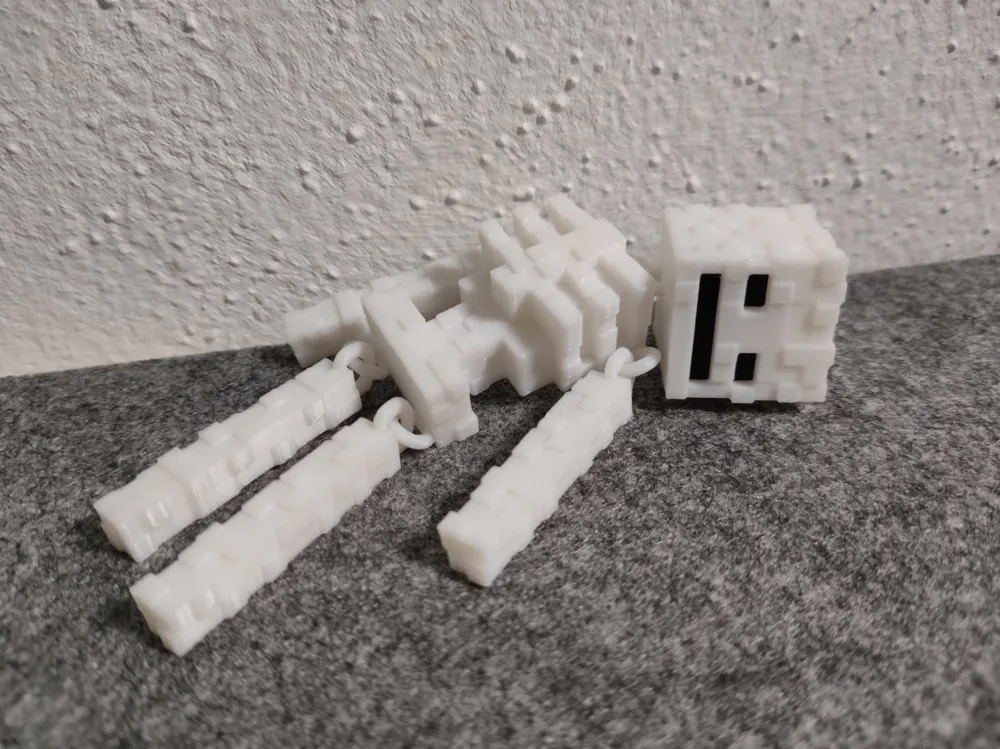 Articulated Minecraft Skeleton - Print in Place - Free 3D Print Model ...