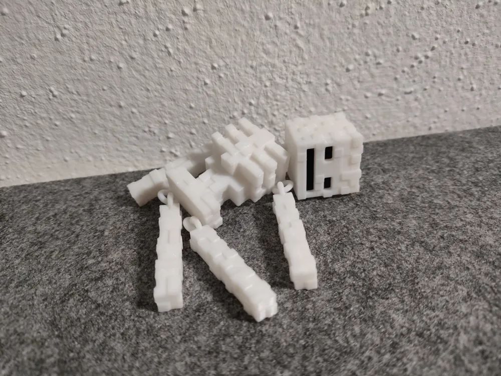 Articulated Minecraft Skeleton - Print in Place - Free 3D Print Model ...