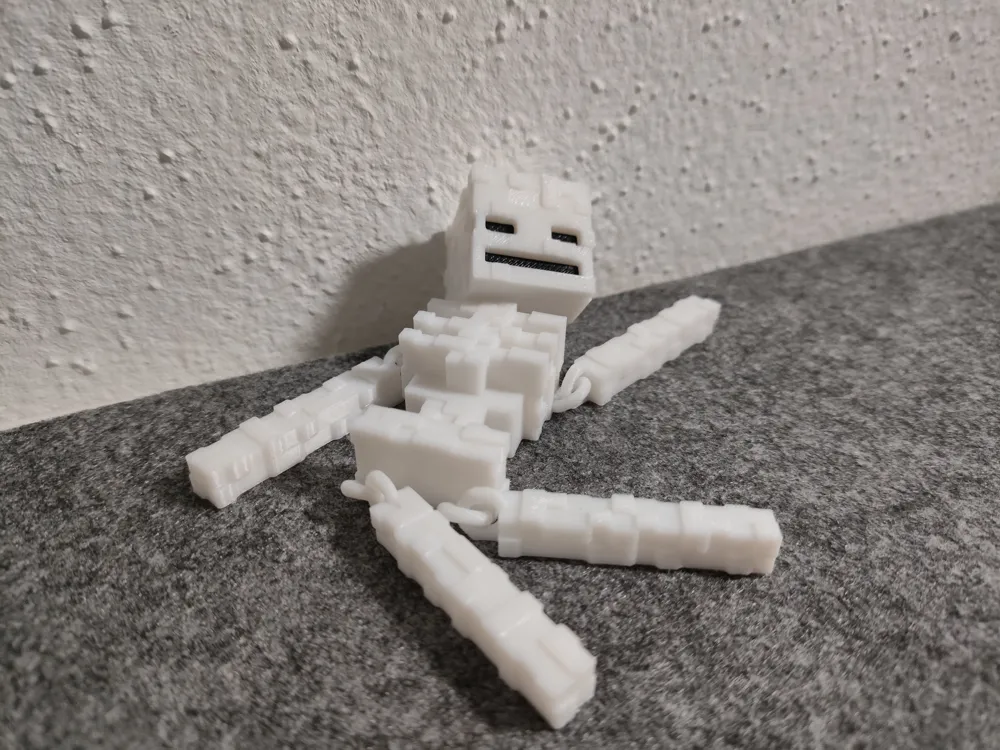 Articulated Minecraft Skeleton - Print in Place - Free 3D Print Model ...