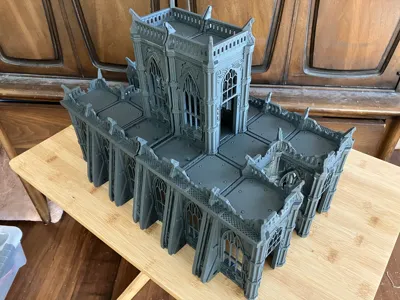 Gothic Library Terrain Base Floor Warhammer 40k by PrussianBlue ...