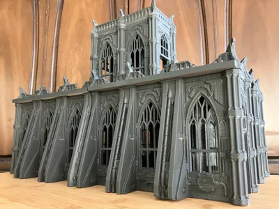 Gothic Library Terrain Floor Two For Warhammer 40k by PrussianBlue - MakerWorld